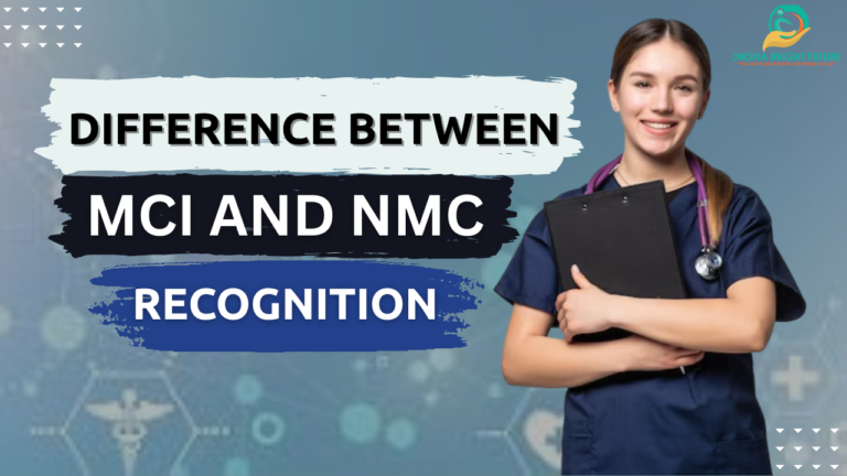 Difference Between MCI and NMC Recognition - Diksha Bright Future